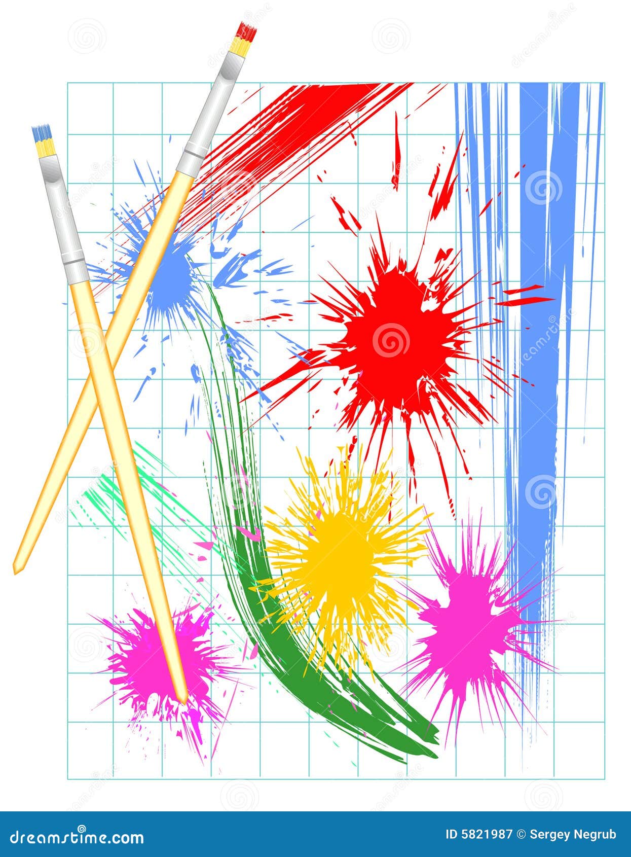 Paint Spots Picture. Image: 5821987