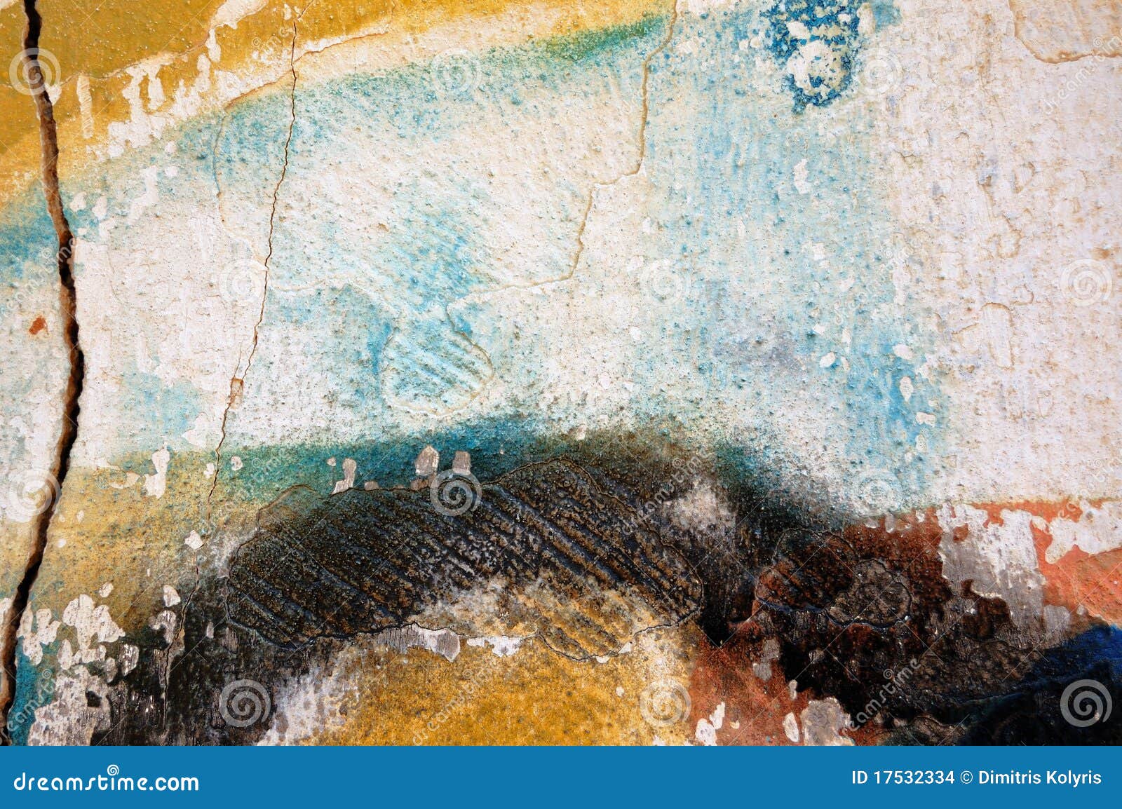 Paint stained wall stock photo. Image of concrete, cracked - 17532334