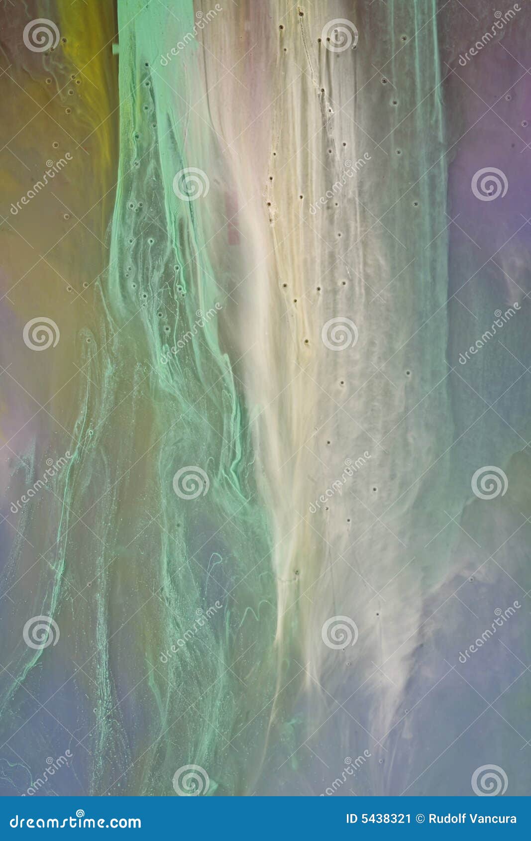 Paint streaks in water stock image. Image of green, drop - 5438321