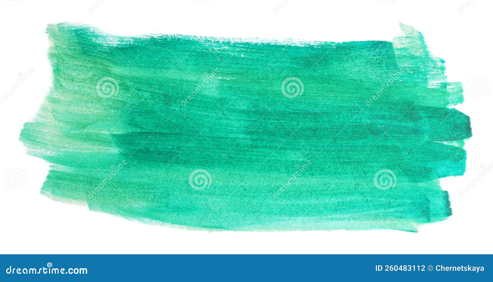 Paint Stroke Drawn with Brush on White Background Stock Photo - Image ...