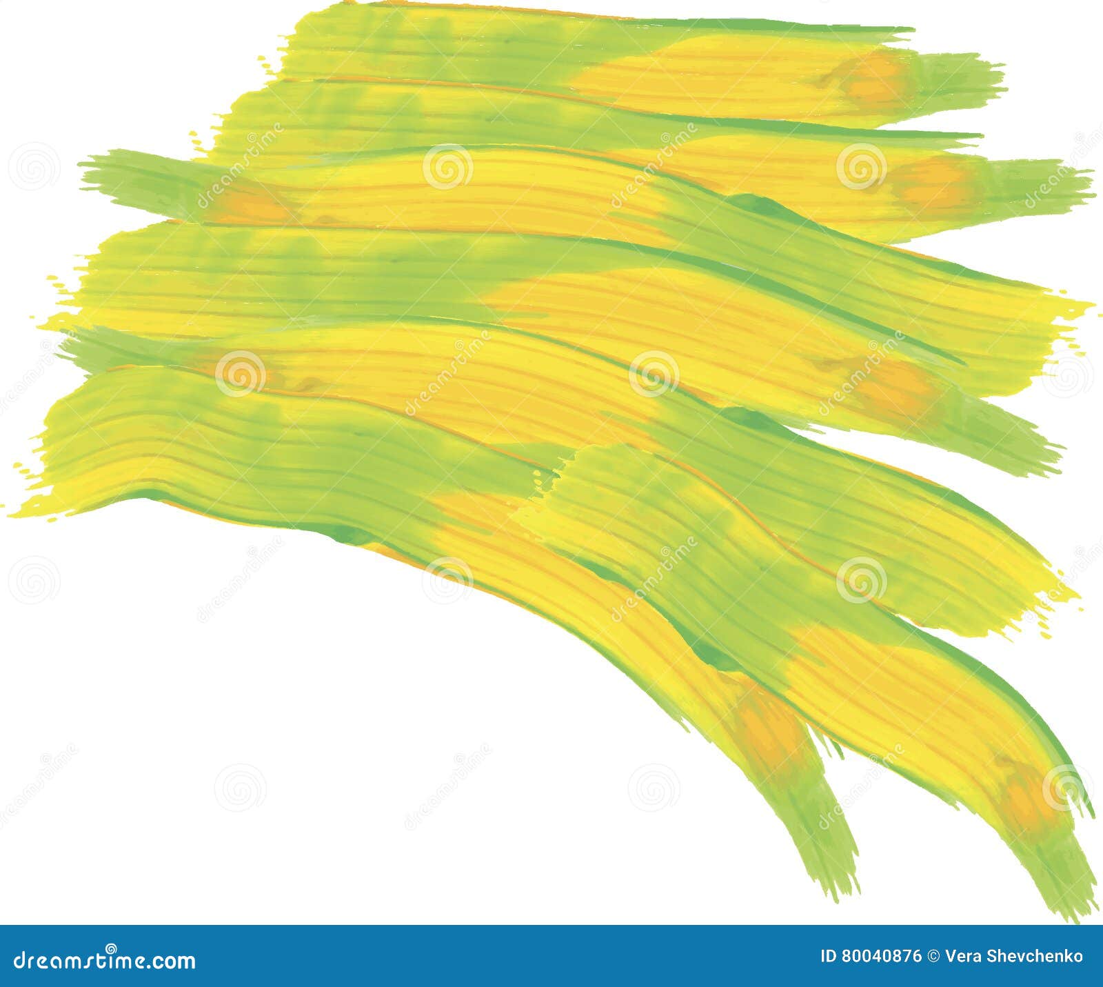 Paint stroke frame. stock vector. Illustration of paintbrush - 80040876