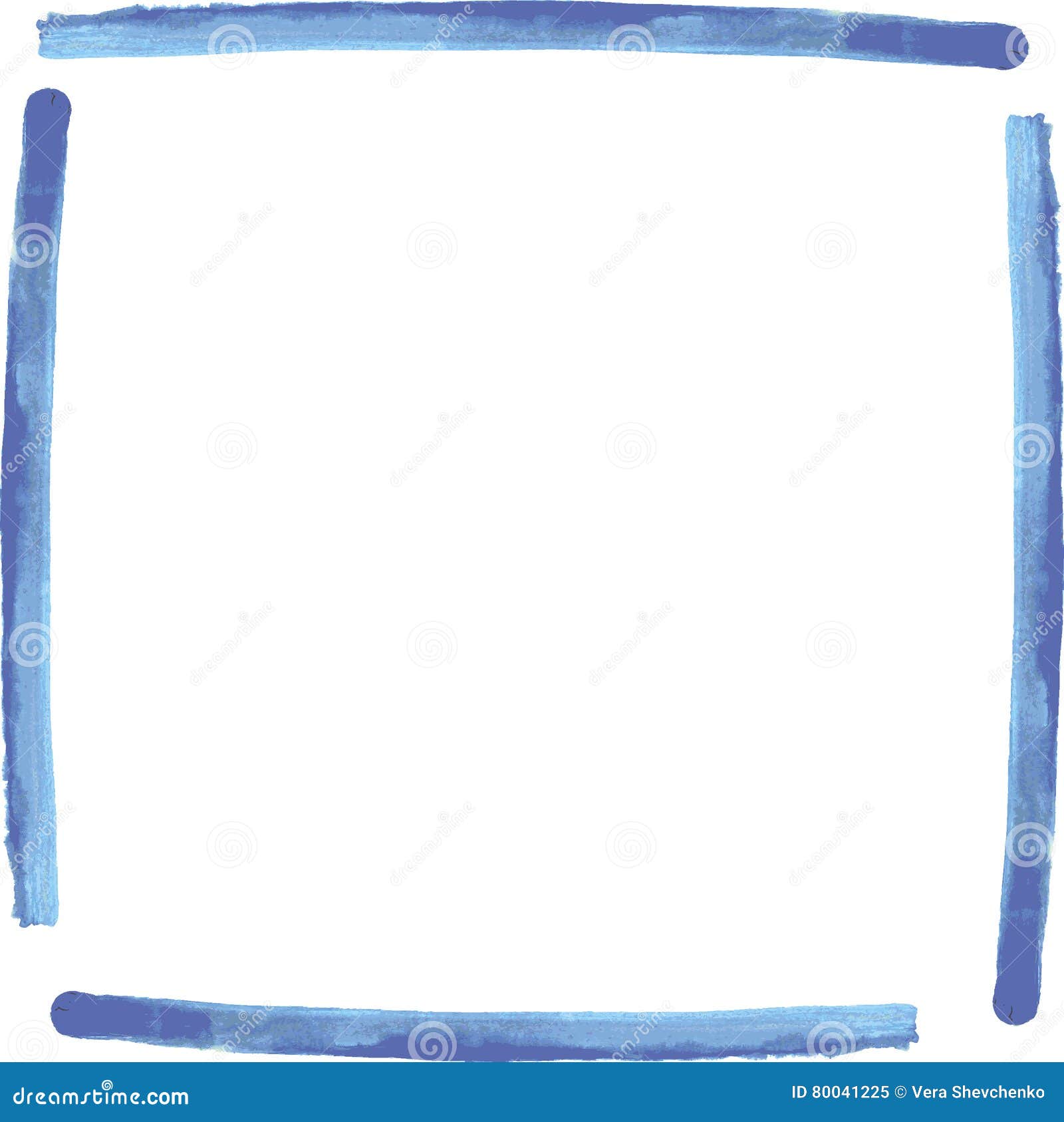 Paint stroke frame. stock illustration. Illustration of drop - 80041225