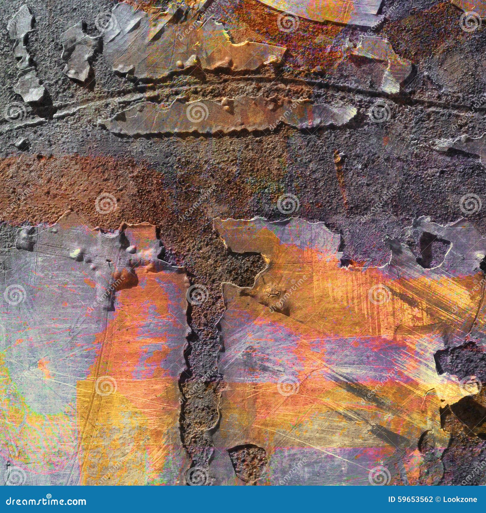 Paint Strokes Rust Abstract Stock Photo - Image of erosion, flaky: 59653562