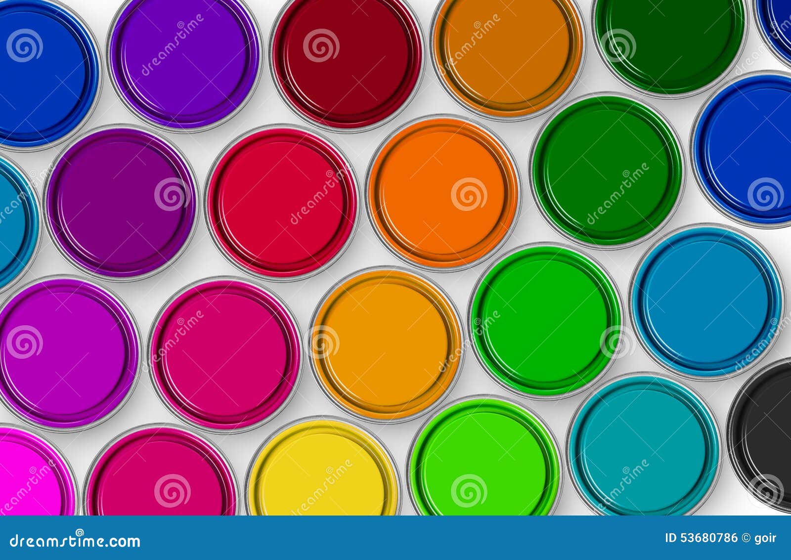 Paint tins stock photo. Image of paint, container, color - 53680786