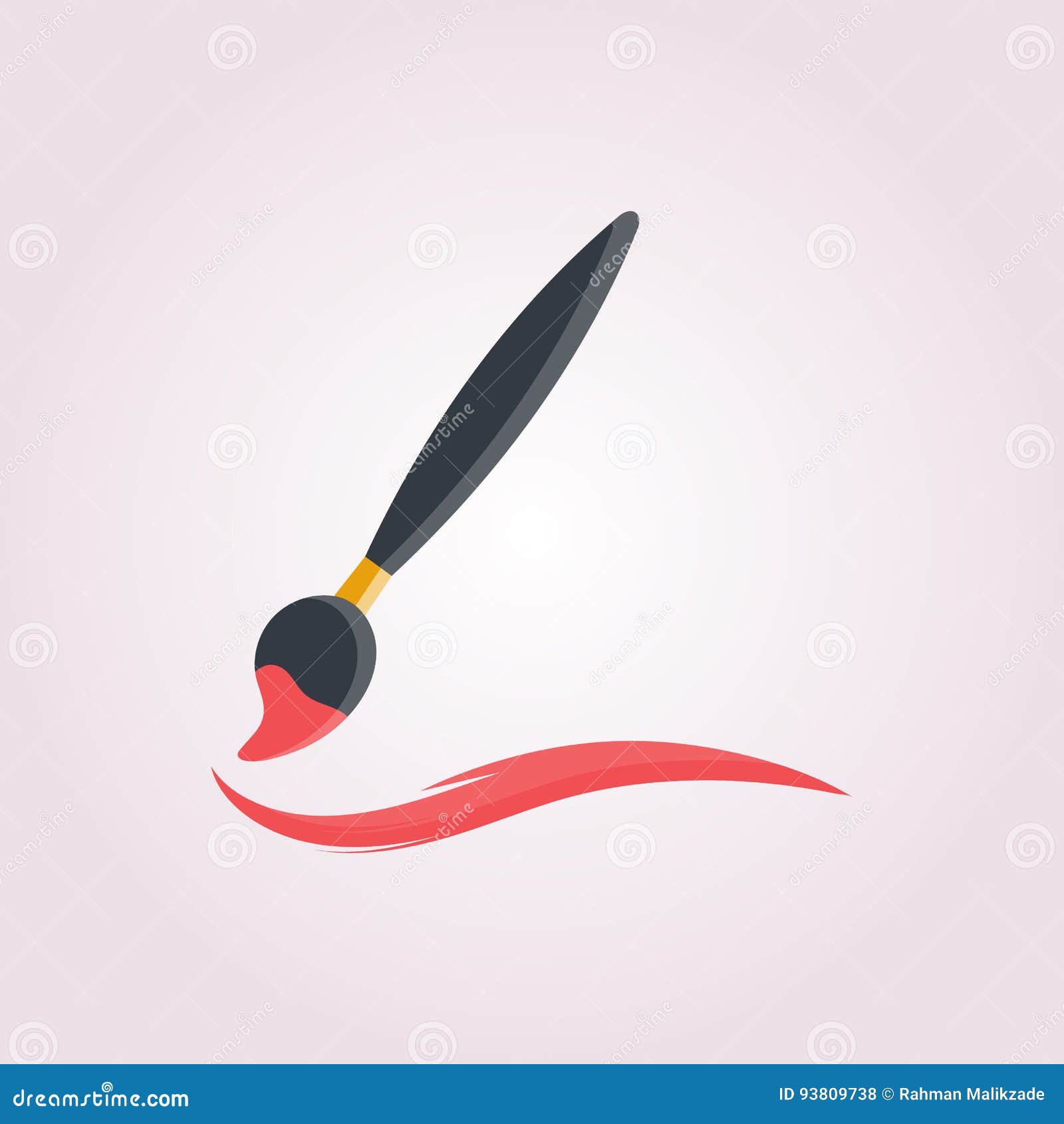 Paint Tool Vector Icon Set. Roller Painter Icons. Paintbrush Vector ...