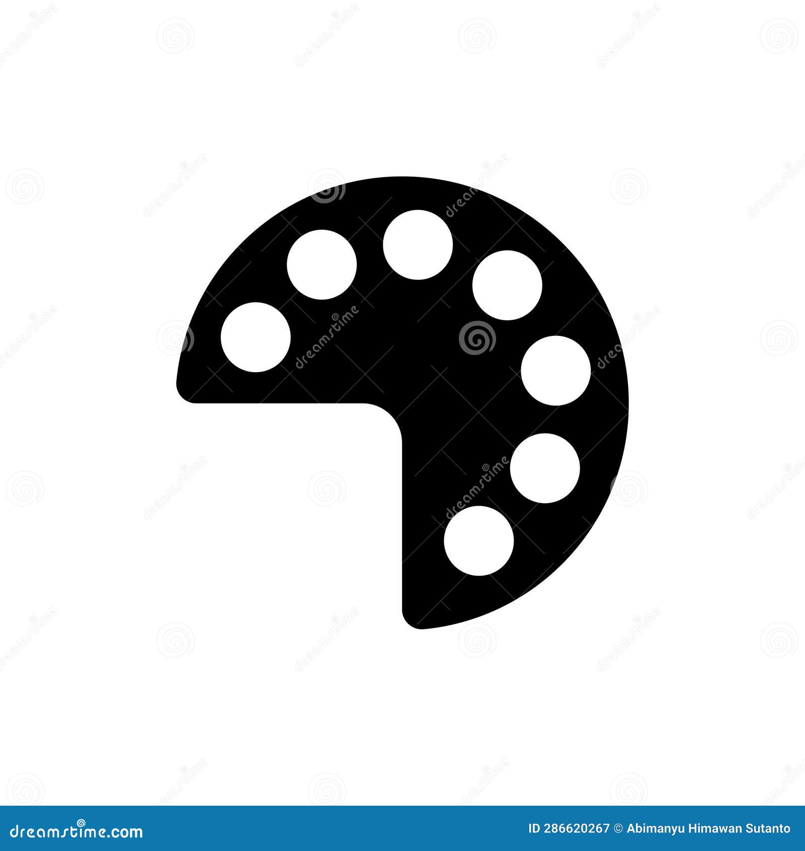 Paint tray icon vector stock illustration. Illustration of tool - 286620267