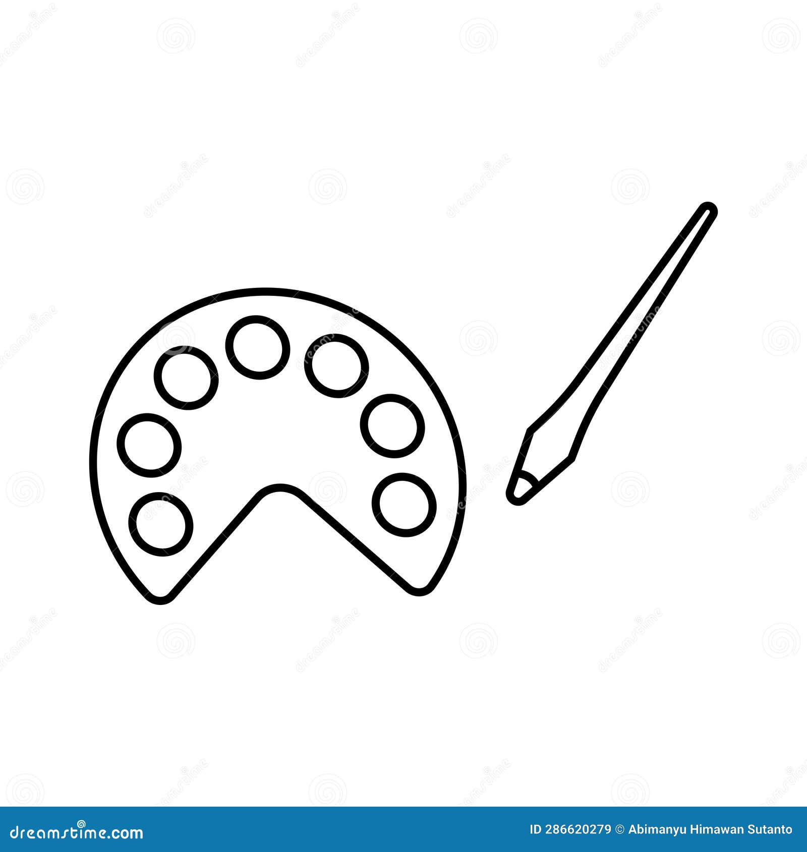 Paint tray icon vector stock illustration. Illustration of icon - 286620279