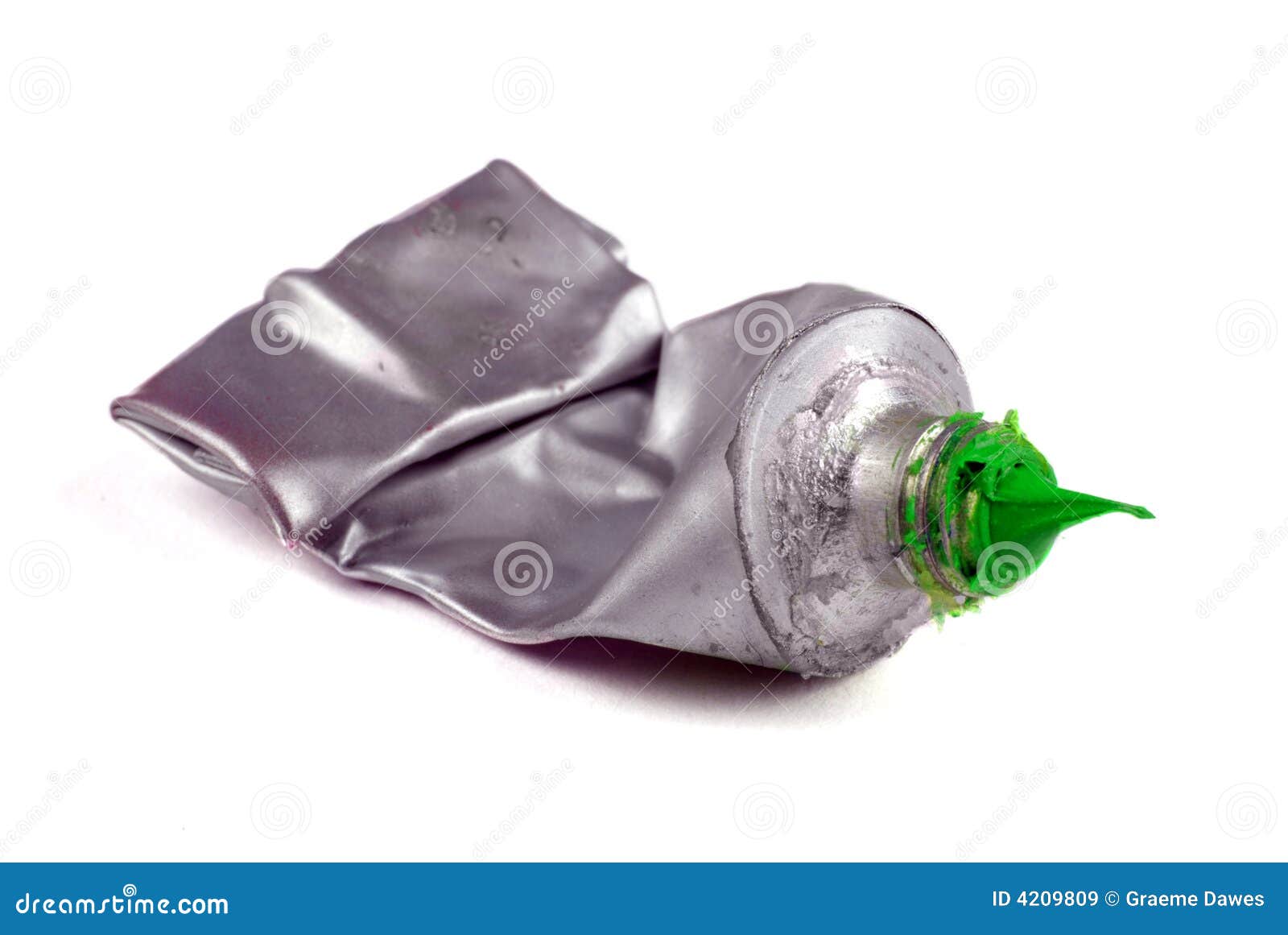 Paint tube stock image. Image of colourant, died, thrown - 4209809