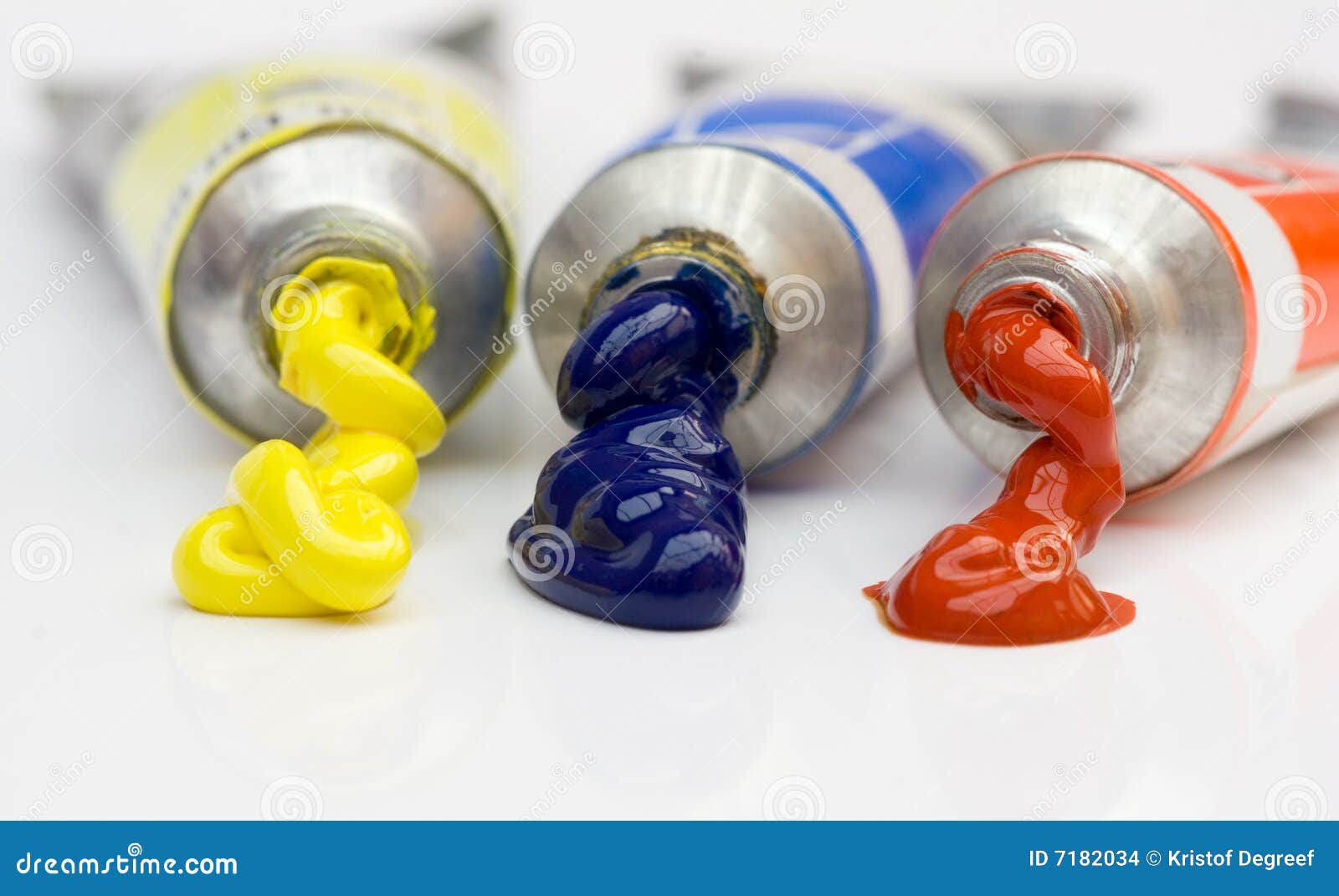 Paint from tube stock photo. Image of metal, decorate - 7182034