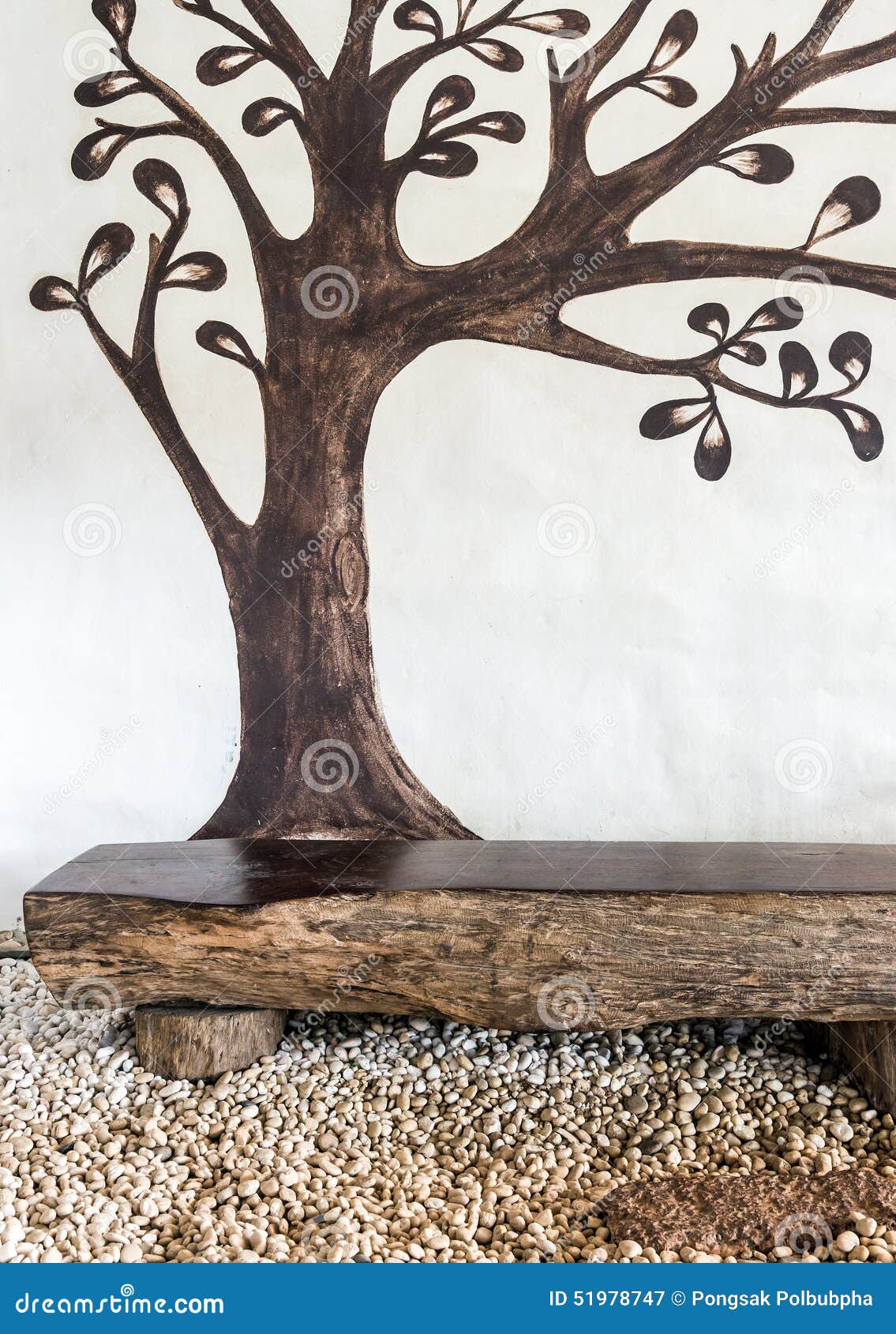 Paint wall with brown tree stock image. Image of retro - 51978747