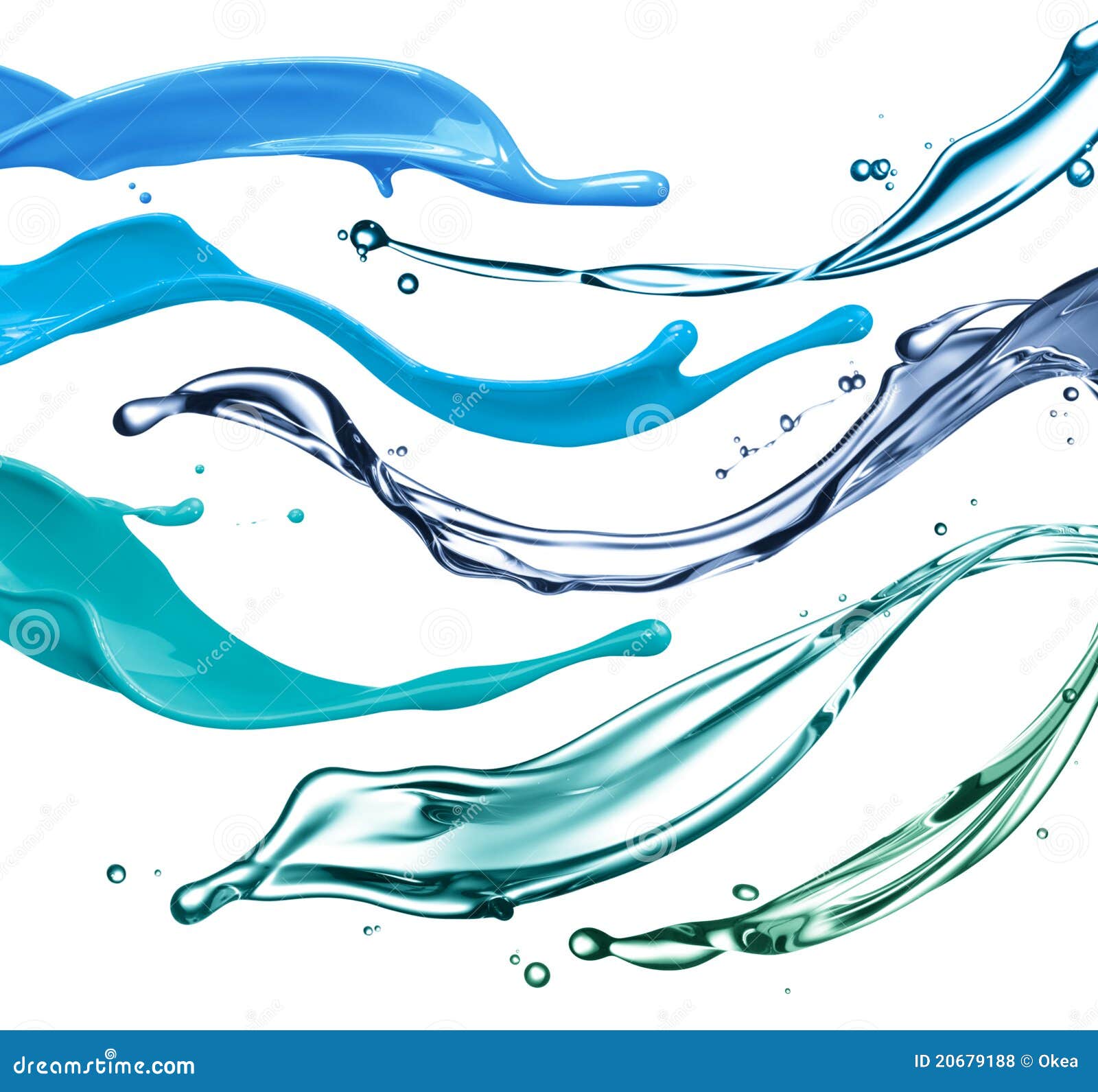 Paint and water splash stock illustration. Illustration of background ...