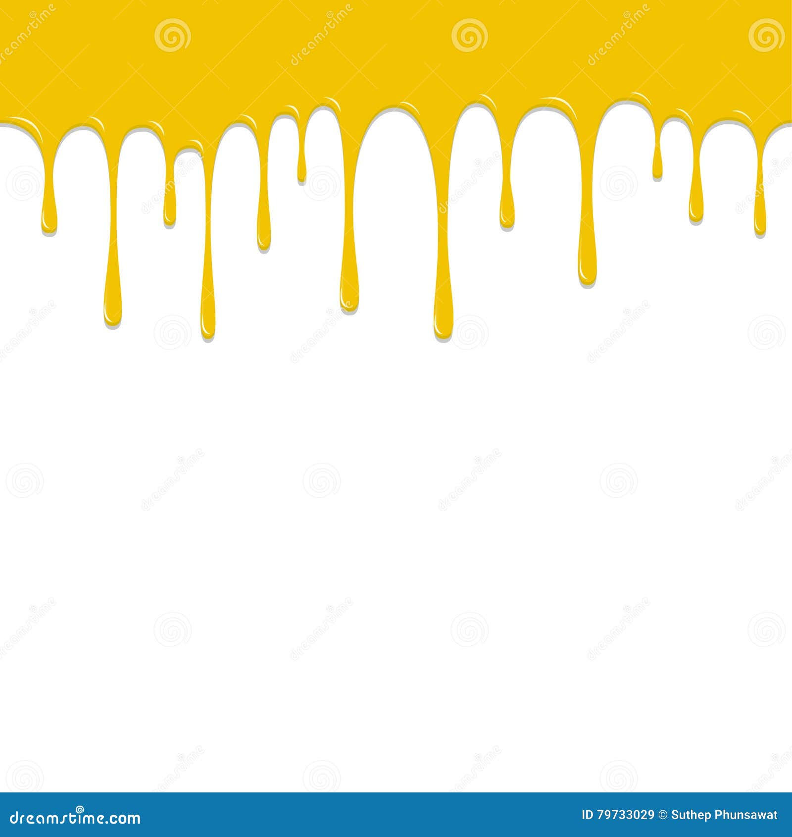 Paint Yellow Color Dropping, Color Droping Background Stock Vector ...