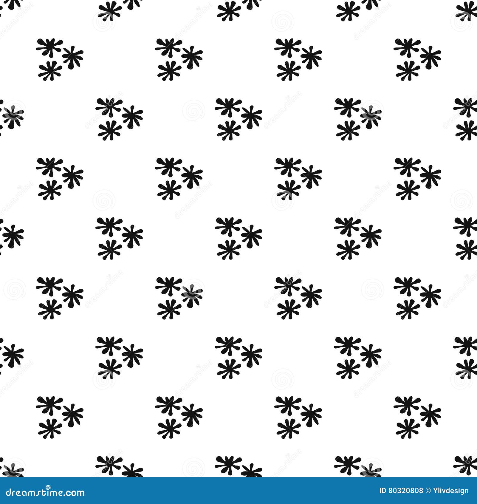 Paintball Blobs Pattern, Simple Style Stock Vector - Illustration of ...