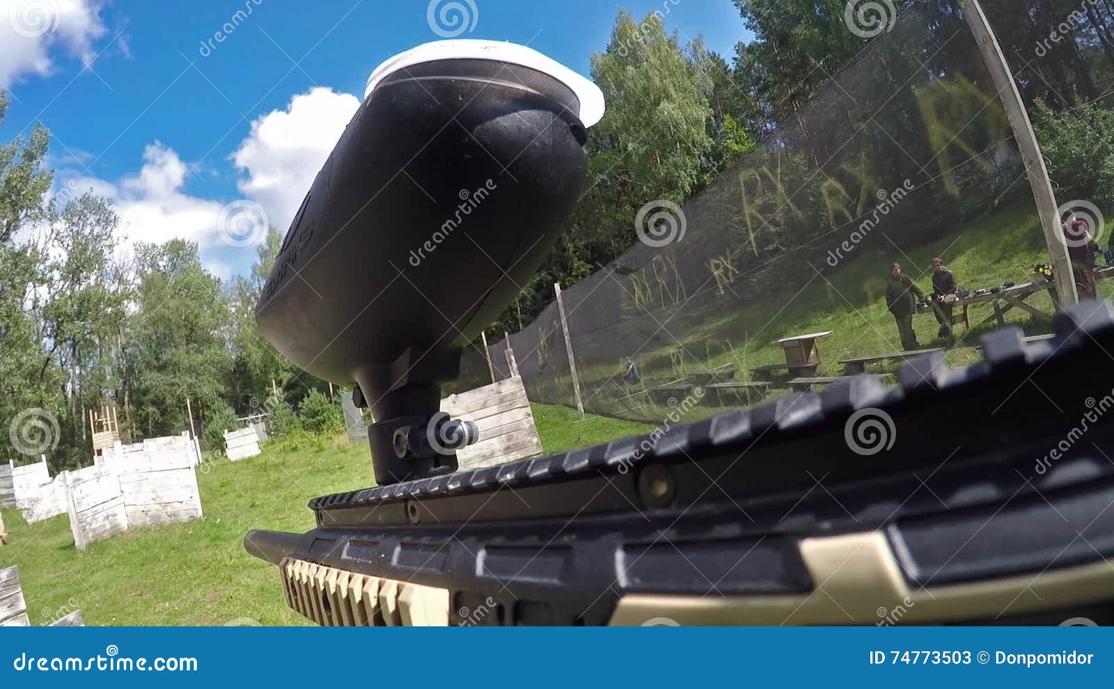 Paintball First-person View Stock Video - Video of paintball ...