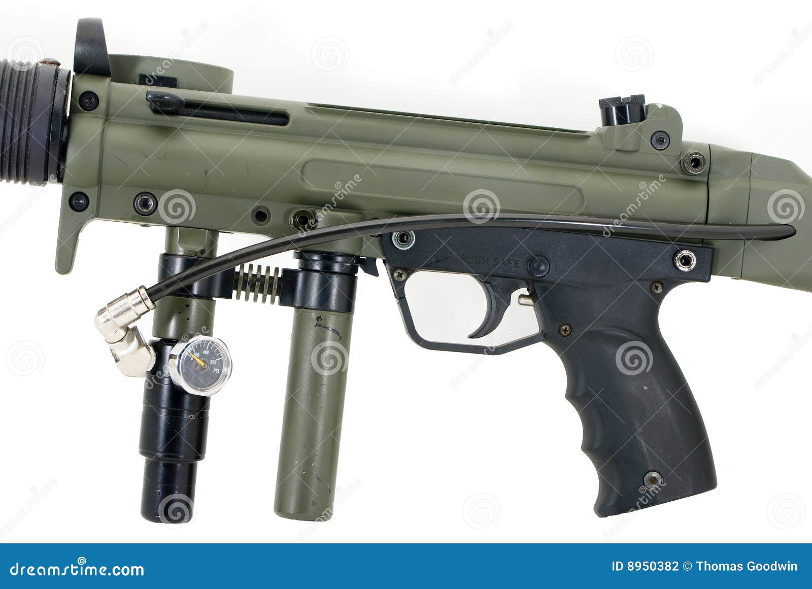 Paintball Marker (Gun) stock photo. Image of extreme, hose - 8950382