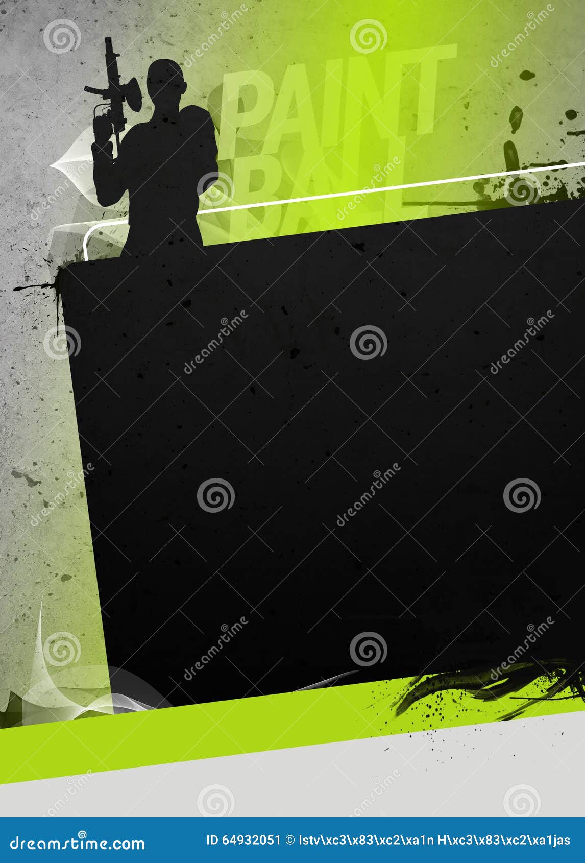 Paintball O Fondo Del Airsoft Stock de ilustración - Ilustración de ...