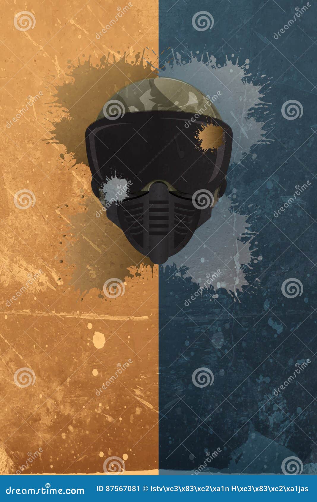 Paintball O Fondo Del Airsoft Stock de ilustración - Ilustración de ...