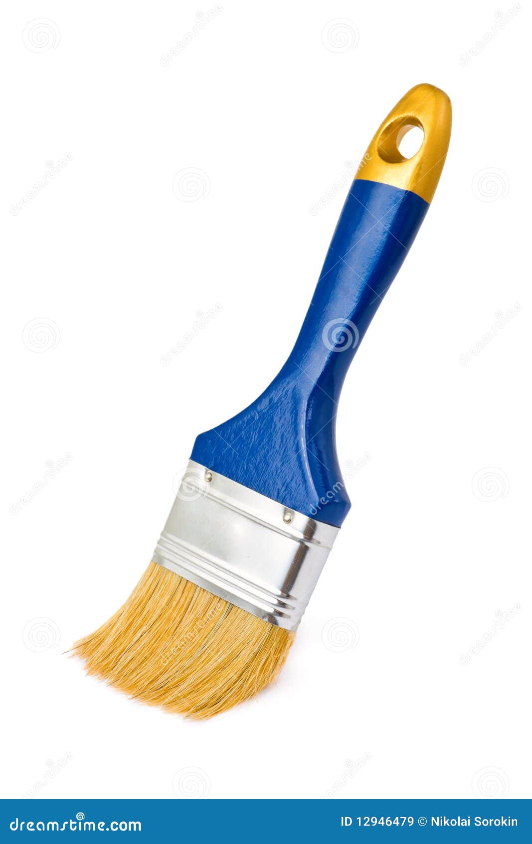Paintbrush stock image. Image of hand, isolated, interior - 12946479