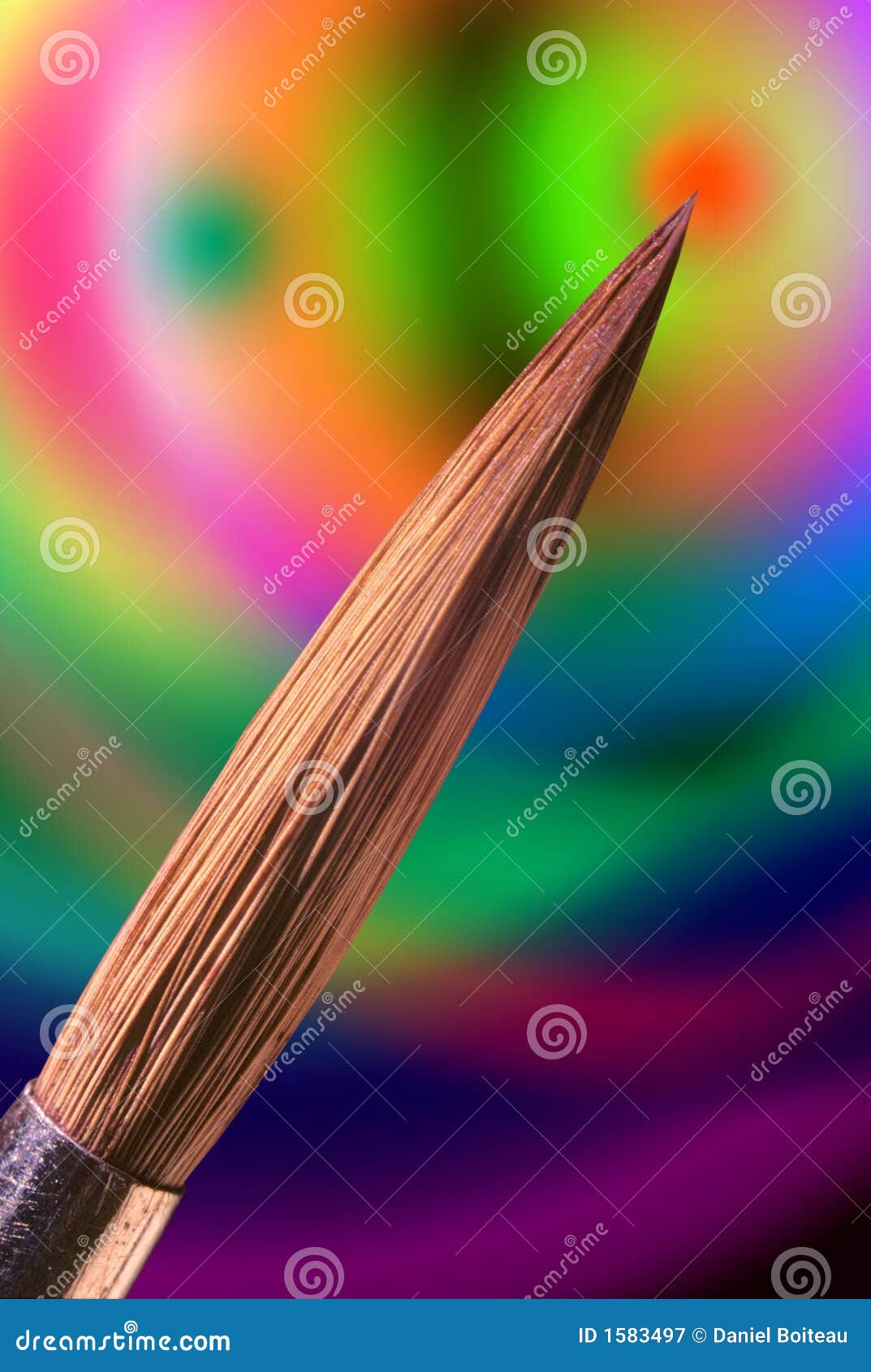 Paintbrush stock image. Image of hobby, detail, brush - 1583497