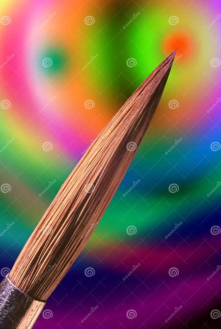 Paintbrush stock image. Image of hobby, detail, brush - 1583497