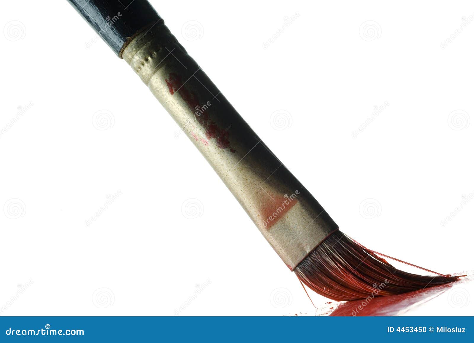 Paintbrush stock photo. Image of bristle, stroke, paintbrush - 4453450