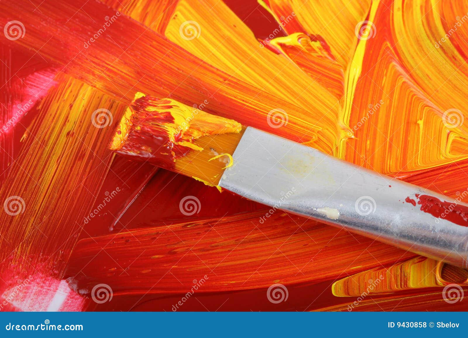 Paintbrush stock photo. Image of mixing, used, artist - 9430858