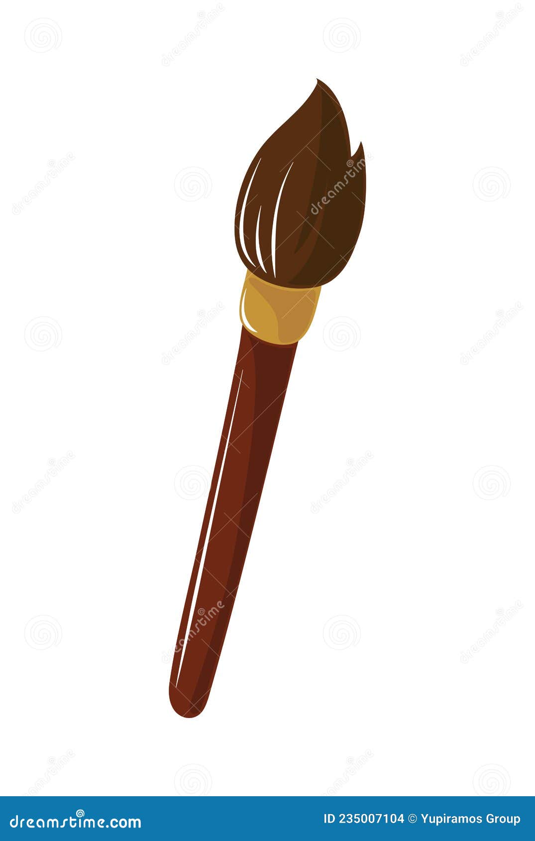 Paintbrush Artistic Toons Set And Beautiful Artwork In Studio And ...