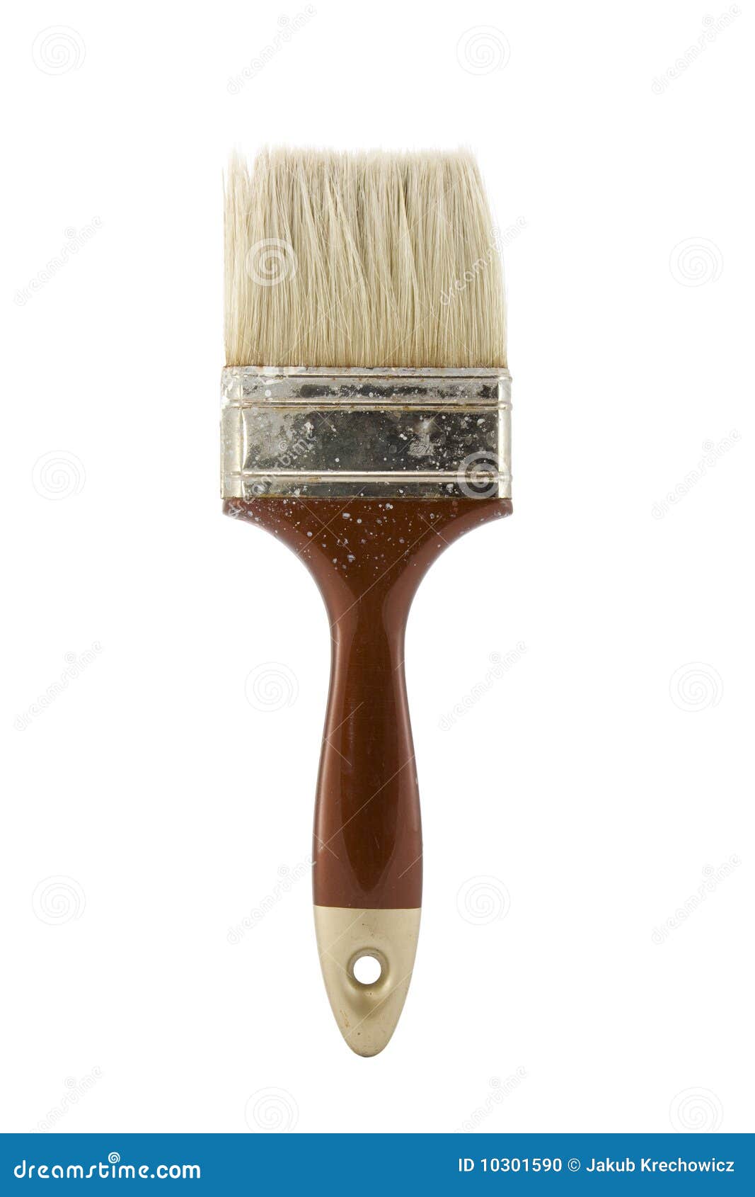 Paintbrush with Clipping Path Stock Photo - Image of brushes, white ...