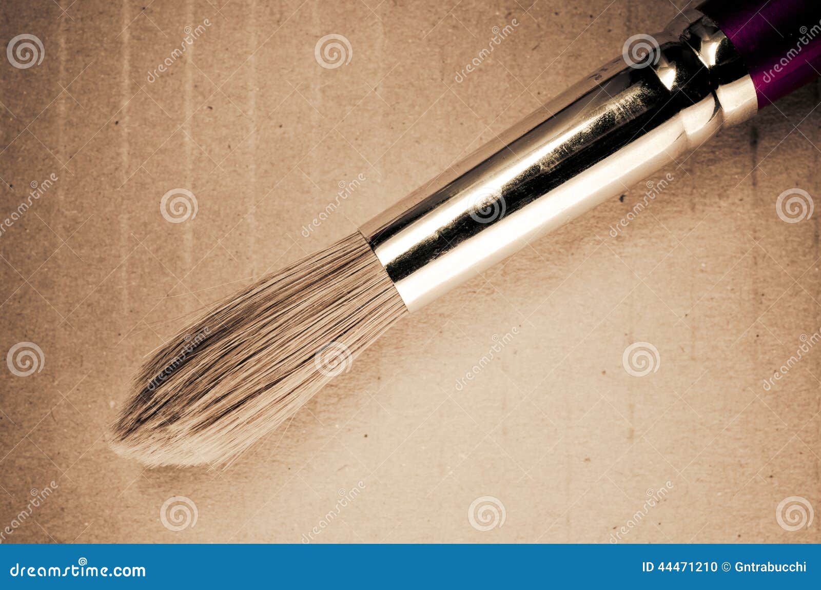 Paintbrush close up stock photo. Image of brush, drawing - 44471210