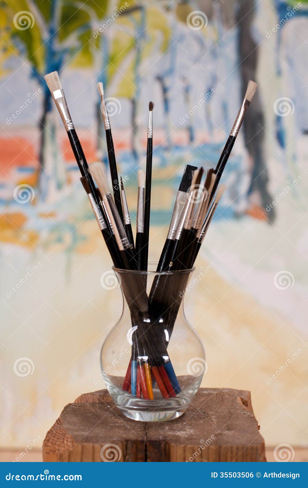 Paintbrush stock photo. Image of paint, painter, detail - 35503506
