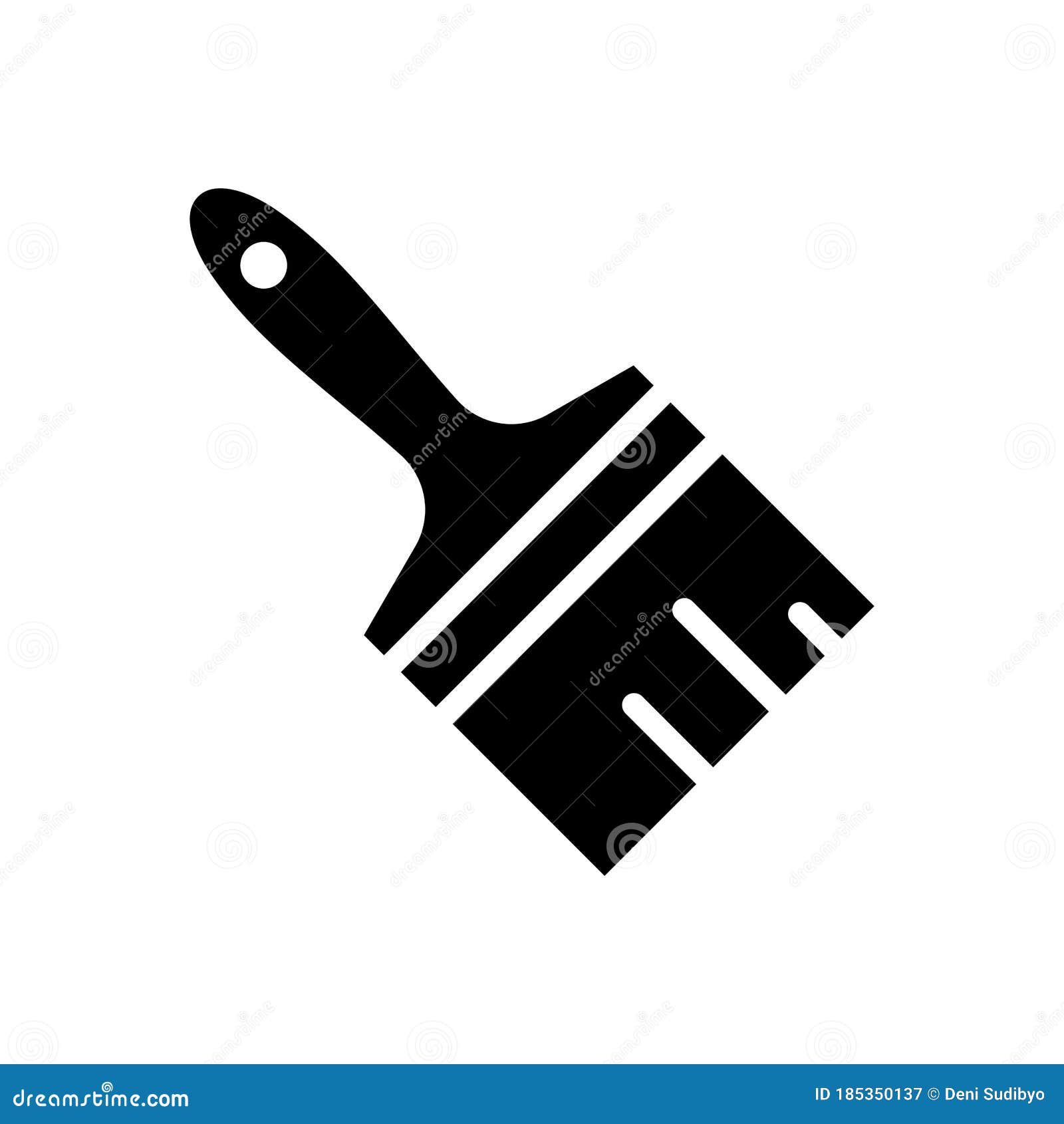 Paintbrush Icon Vector Design Templates Stock Vector - Illustration of ...