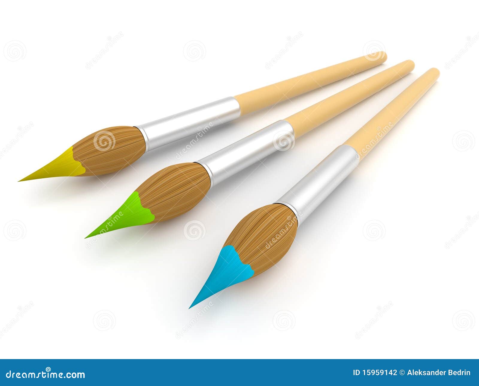 Paintbrush. isolated stock illustration. Illustration of abstract ...