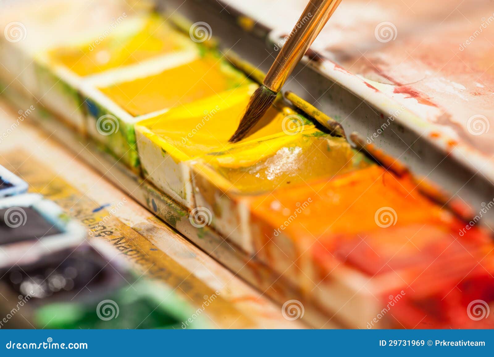 Paintbox stock image. Image of decorative, design, isolate - 29731969