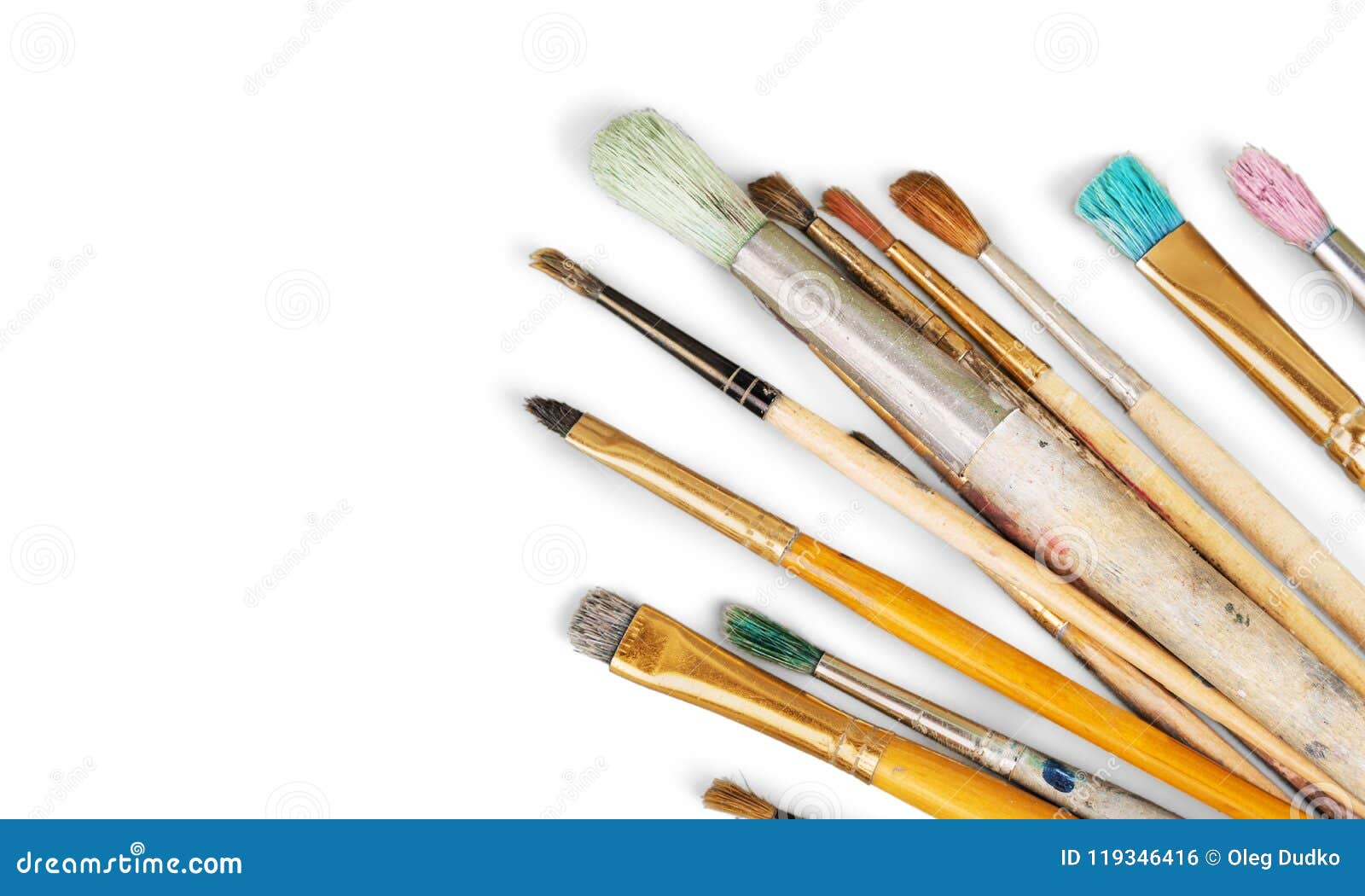 Paintbrush stock photo. Image of colored, closeup, paintbrush - 119346416
