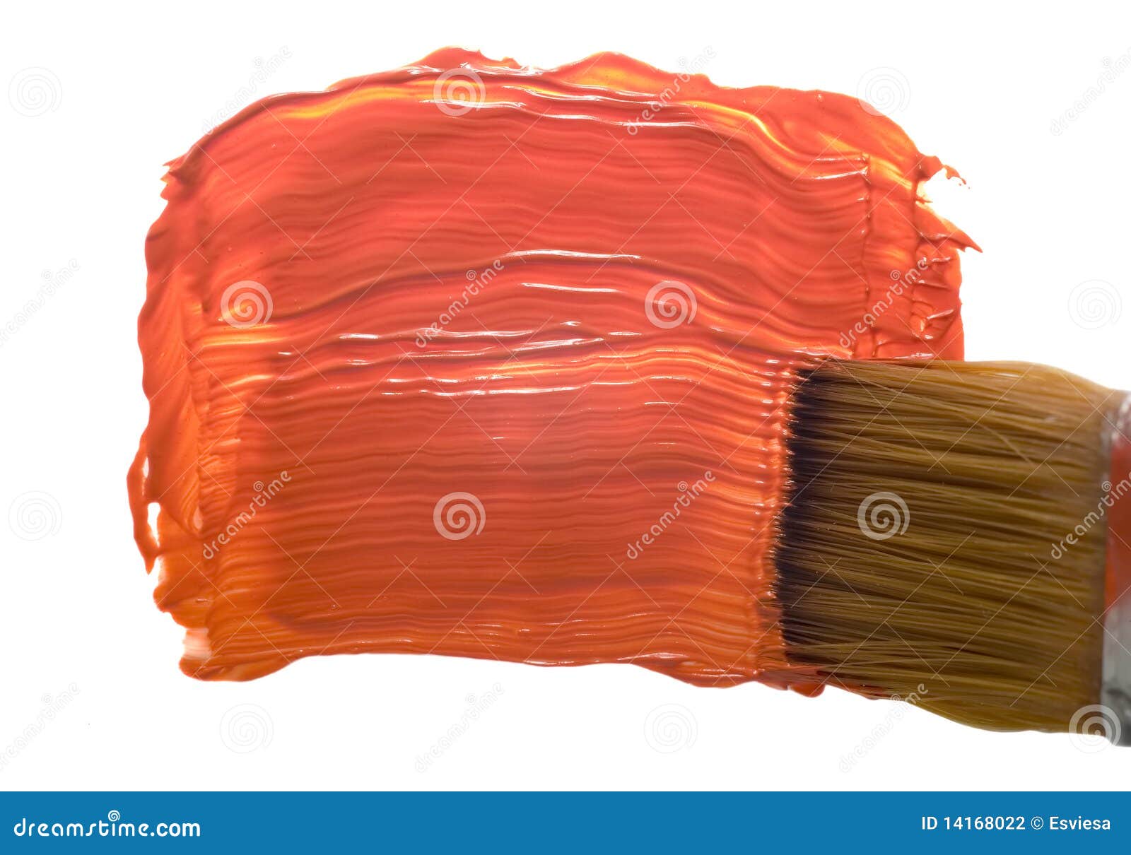 Paintbrush and stain stock photo. Image of abstract, creative - 14168022