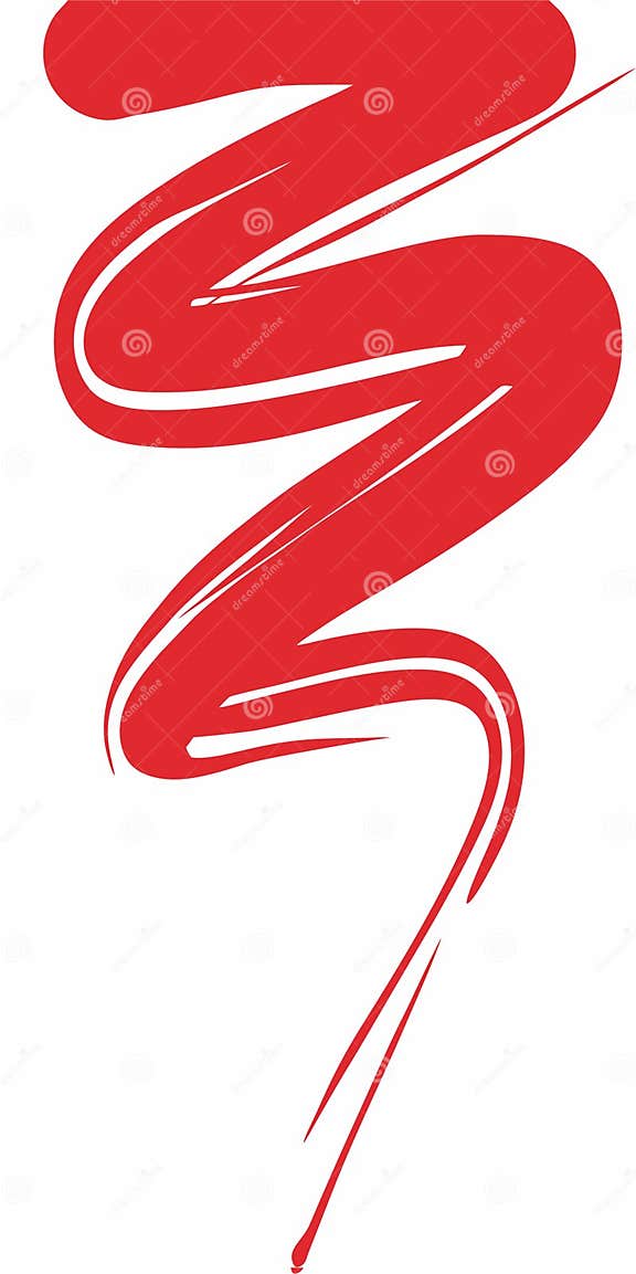 Paintbrush swirl stock vector. Illustration of paintbrush - 19564290