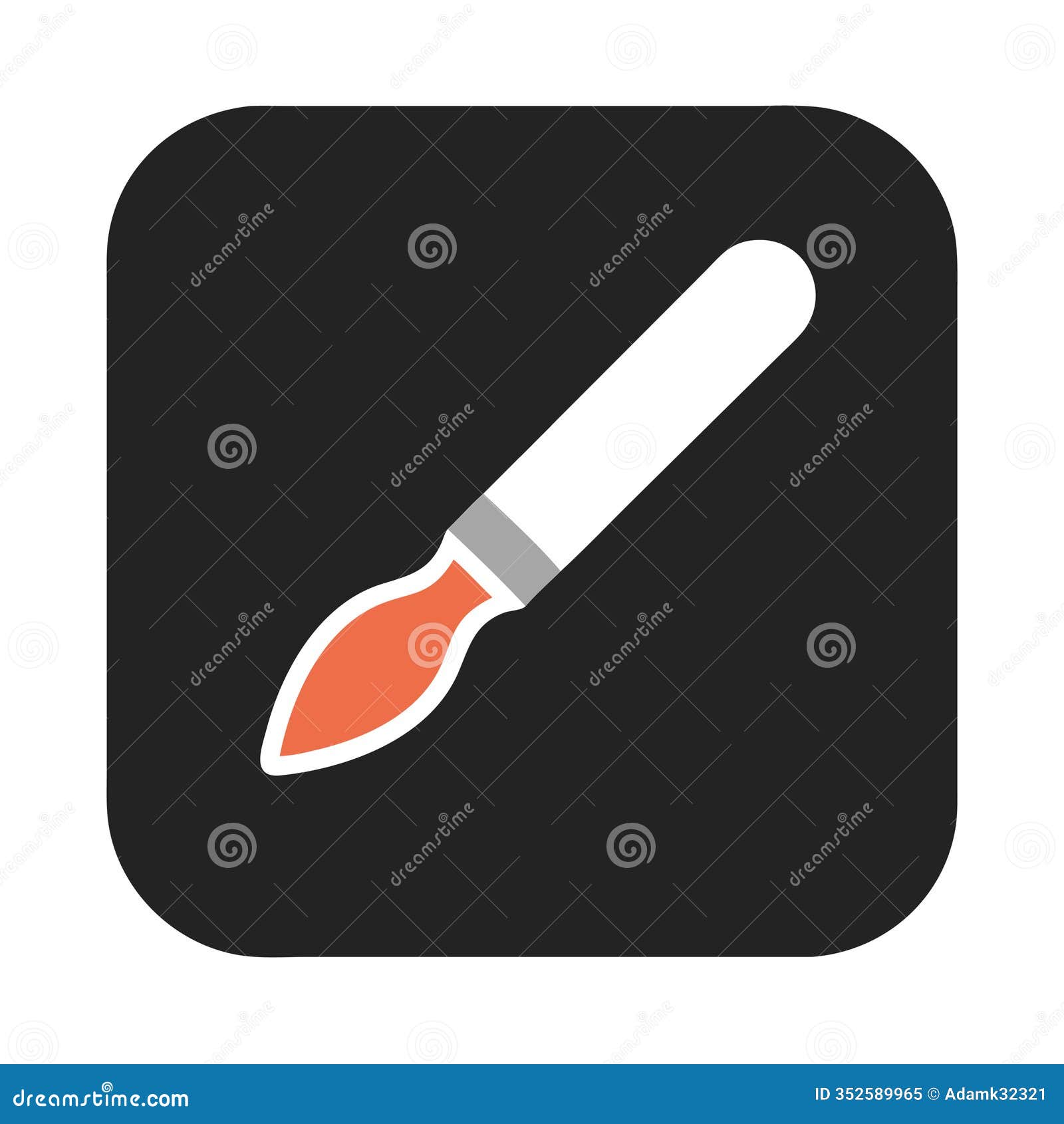 Paintbrush Vector for Art and Design Applications and Creative Projects ...
