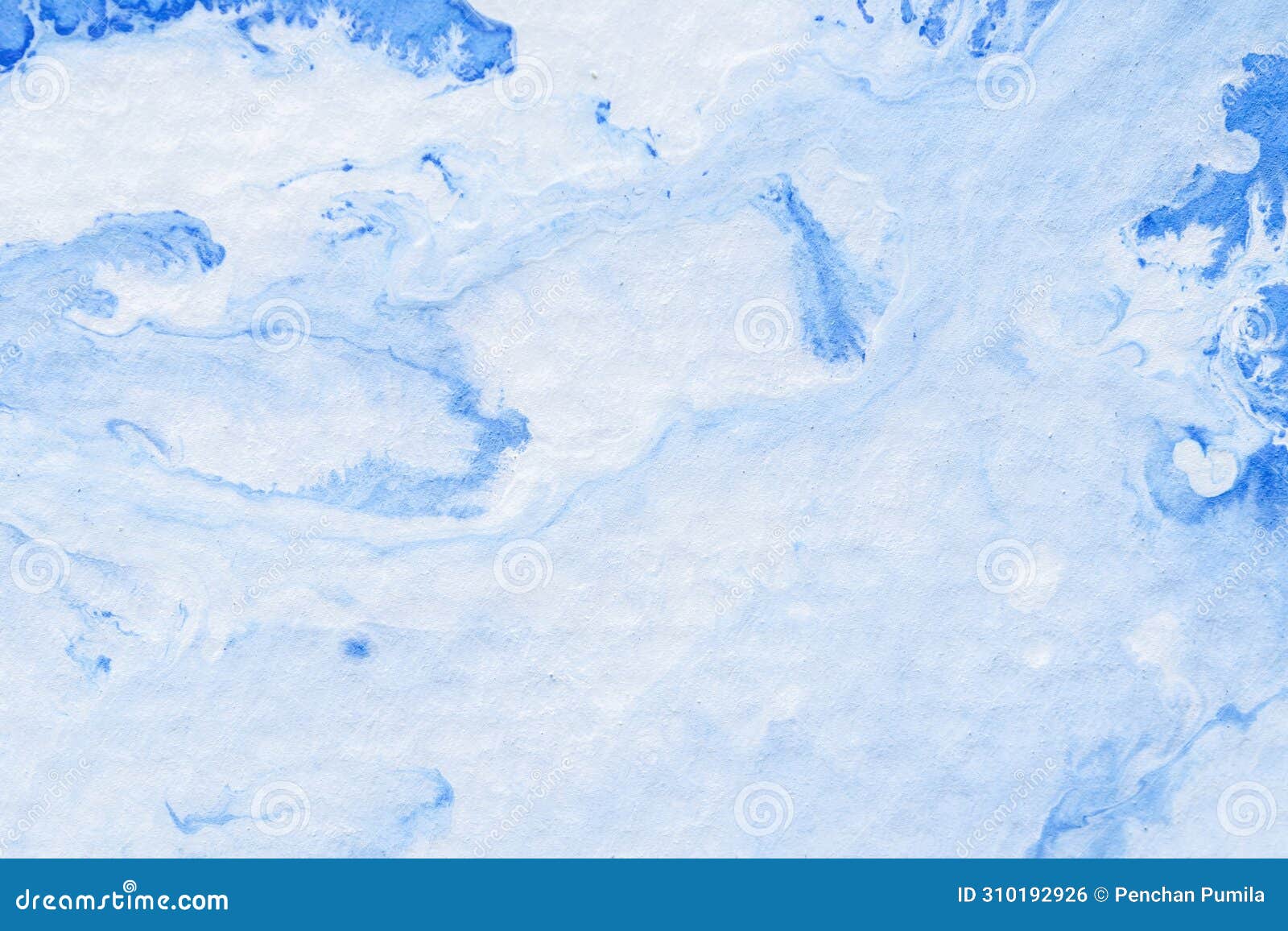 Painted Blue and White Watercolor Texture Background Stock Photo ...