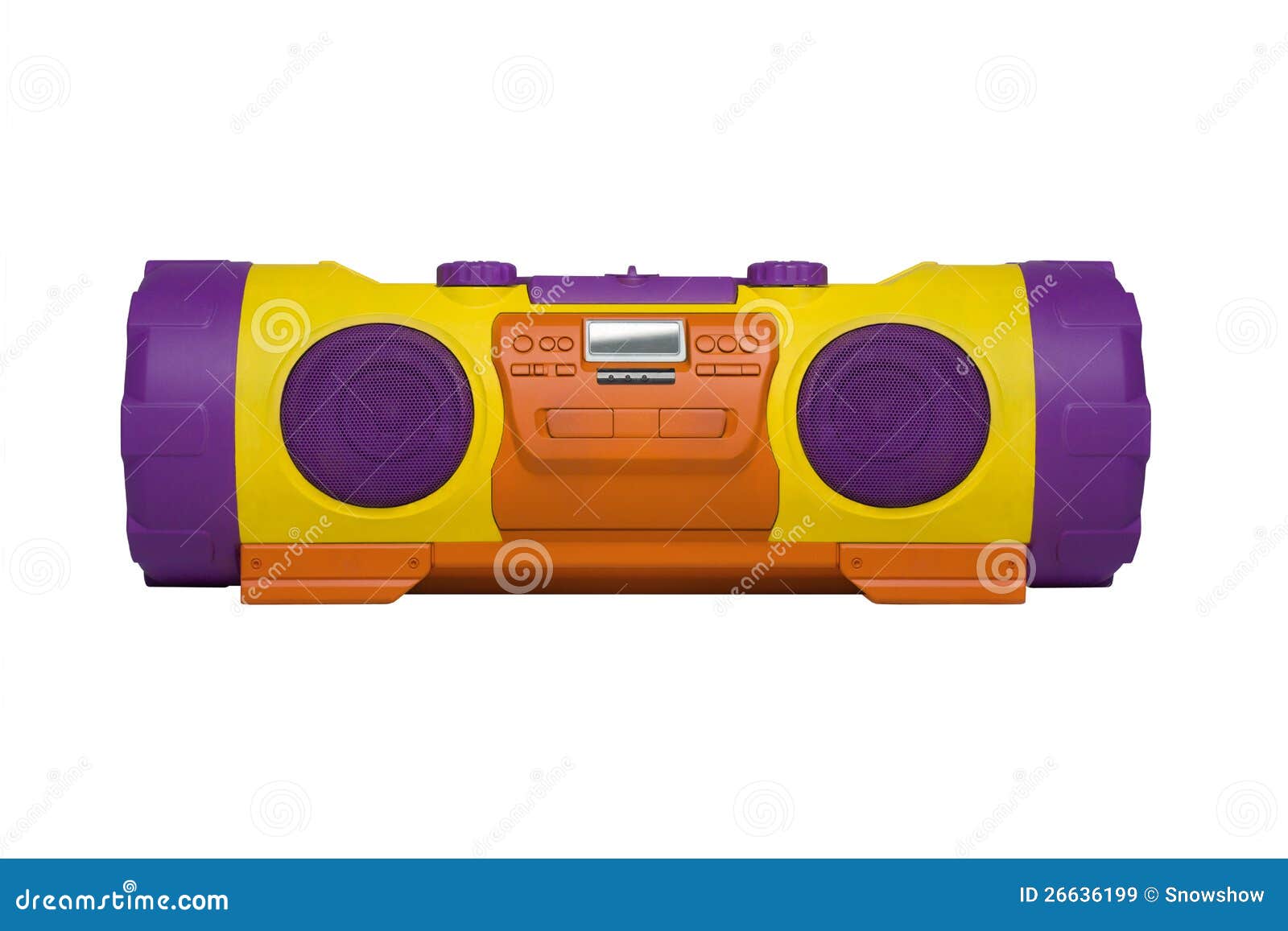 Painted boombox stock image. Image of tuner, style, electronic - 26636199