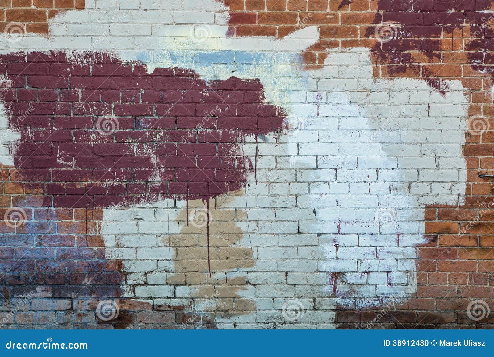 Painted brick wall texture stock photo. Image of brick - 38912480