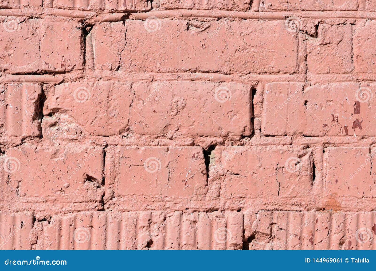 Painted Brick Wall Texture. Brick Wall Background Stock Image - Image ...
