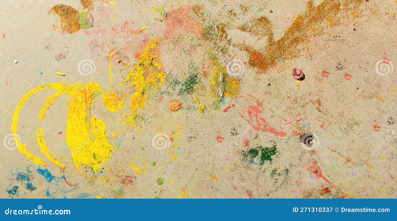 Painted Canvas As Background.Artist Creative Work with Shiny Elements ...