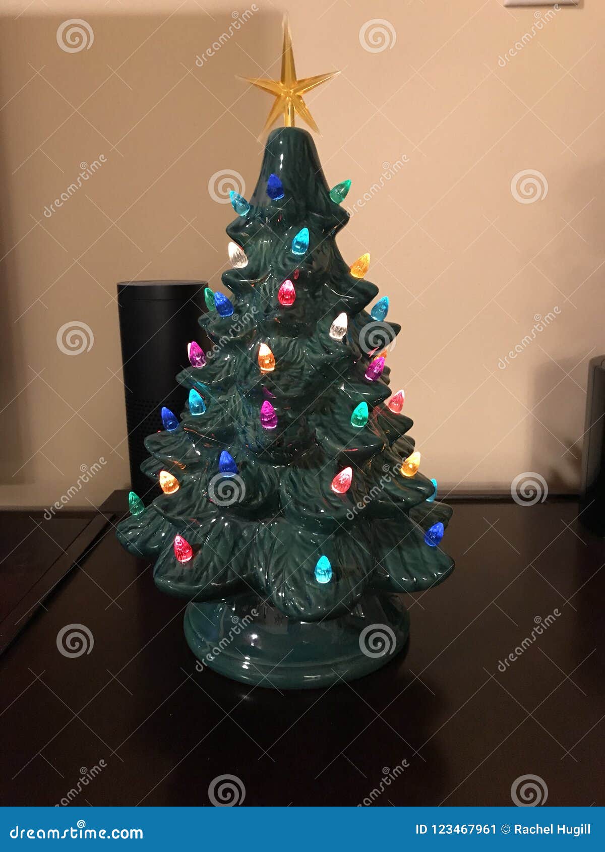 Painted Christmas tree stock image. Image of painted - 123467961