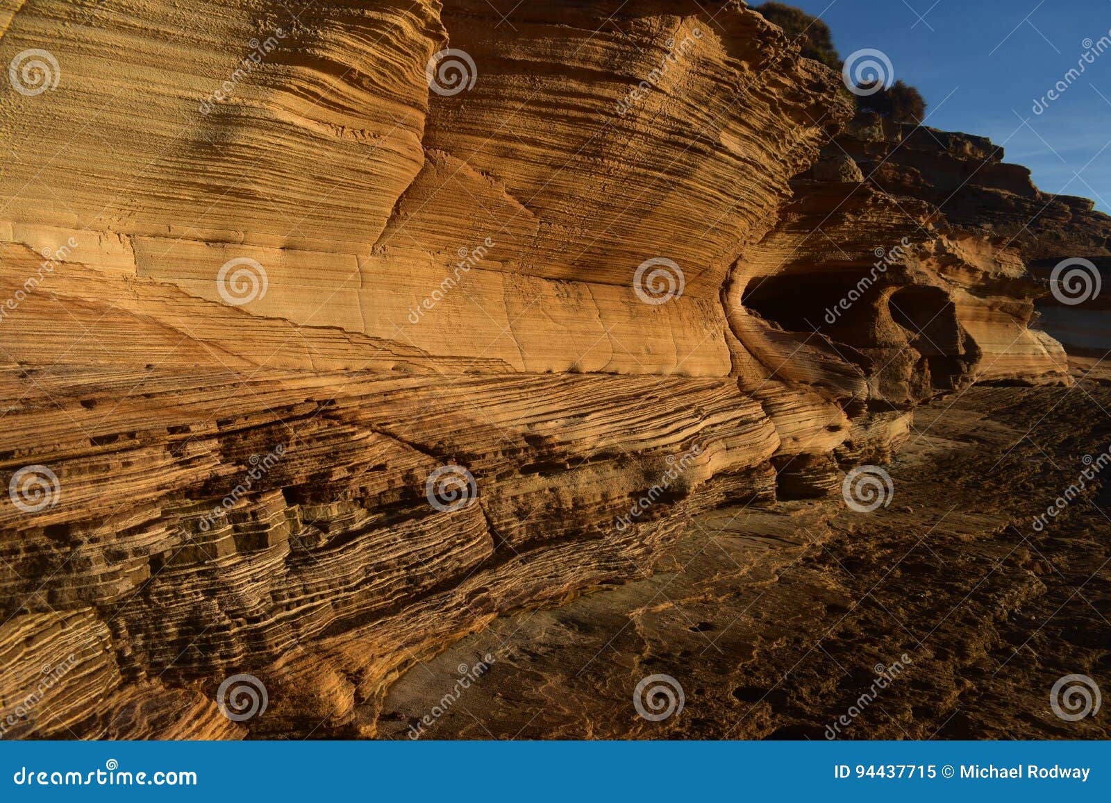 Painted Cliffs stock image. Image of cliffs, wall, afternoon - 94437715