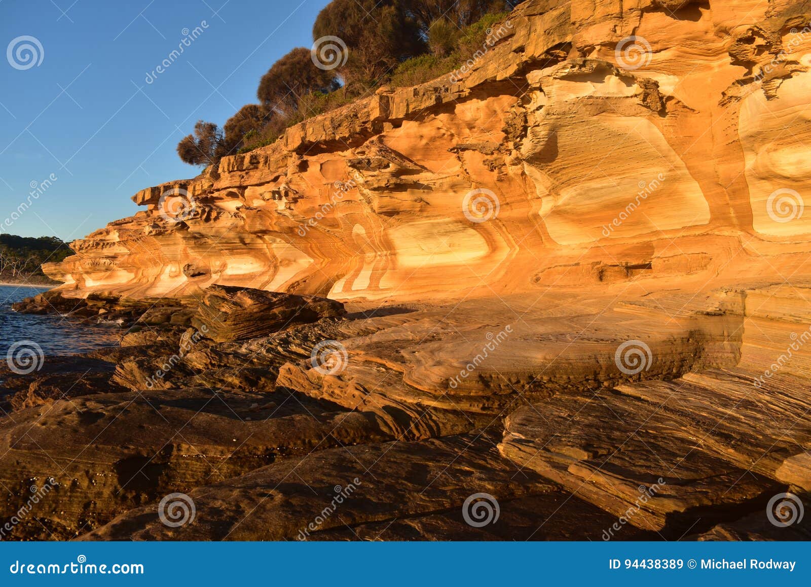Painted Cliffs stock image. Image of landscape, bedrock - 94438389