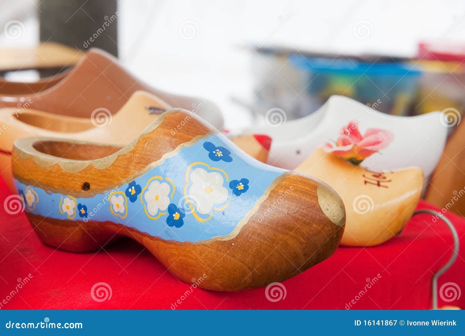 Painted clogs stock image. Image of outdoor, dutch, clogs - 16141867