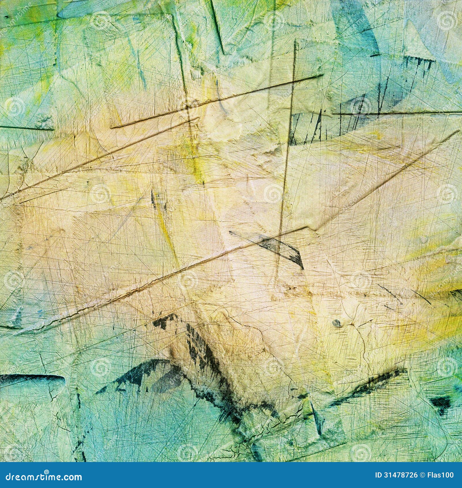 Painted Collage, Paper Texture. Stock Illustration - Illustration of ...