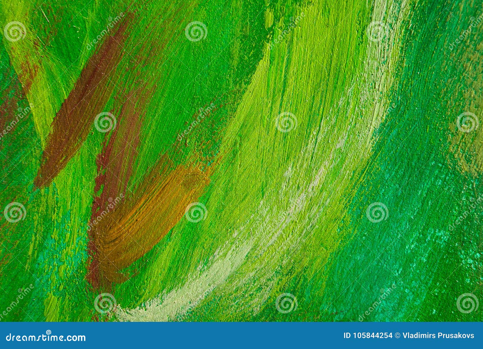 Painted Color Background, Abstract Green Paint Texture Stock Photo ...