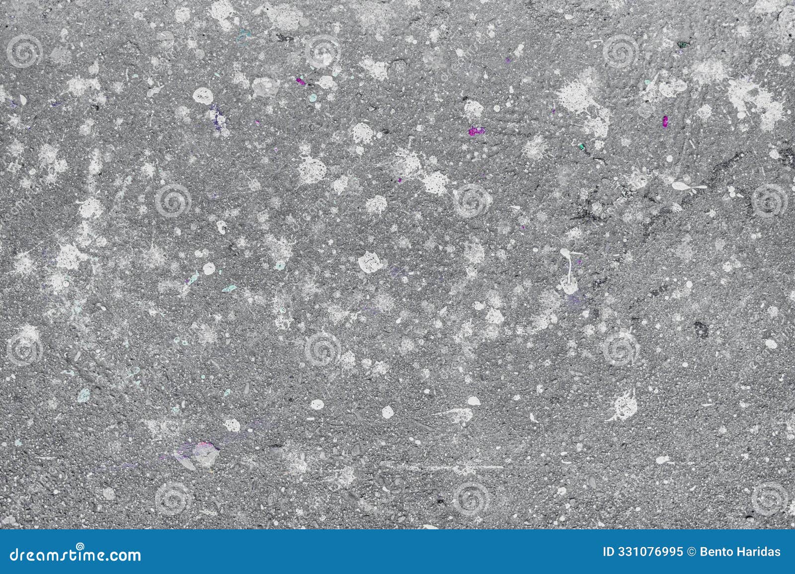 Painted Concrete Texture with White Splashs and Splatter Stock Image ...