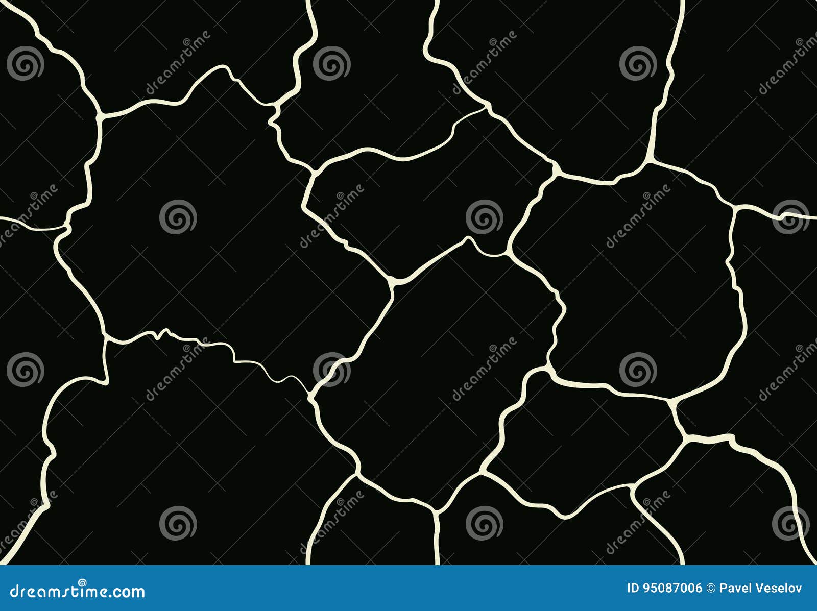 Painted Cracks Seamless Pattern Stock Vector - Illustration of arts ...